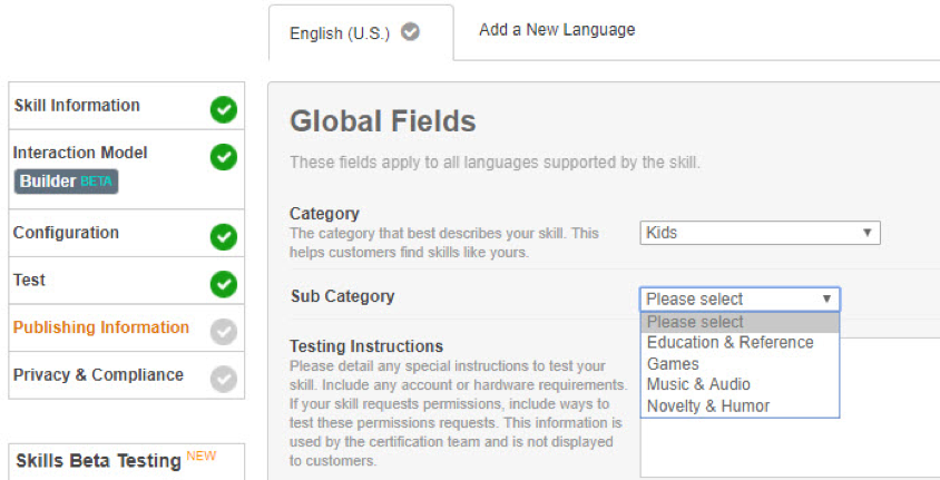 Alexa Skills Challenge: Kids: Build an Alexa skill that educates ...